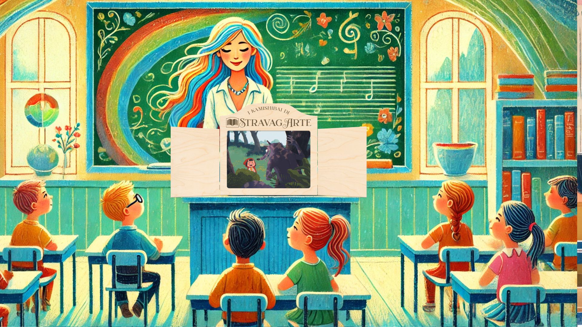 Perchè usare il Kamishibai in classe: un potente strumento educativo. - s t r a v a g a r t e